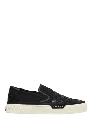 Amiri Stars Court Slip-on - Black