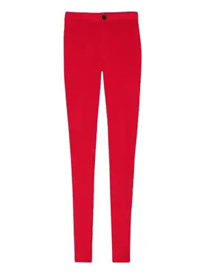 Saint Laurent Fitted Trousers - Red