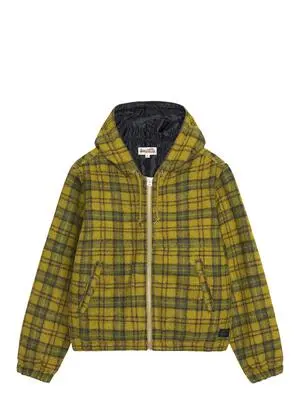 StÜssy Plaid Wool Work Jacket - Green