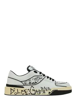 Dolce & Gabbana New Roma Low Sneakers - White
