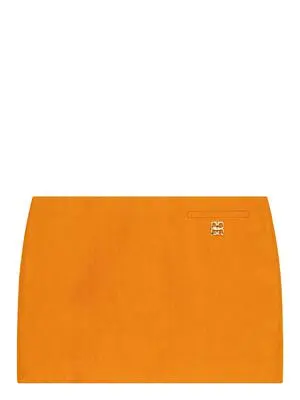 Givenchy Mini Skirt With 4g Liquid - Orange