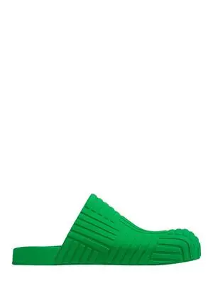 Bottega Veneta Rubber Clog Slides - Green