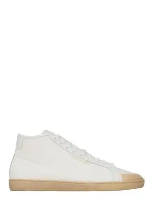Saint Laurent Court Classic Sl-39 Mid Sneakers - White