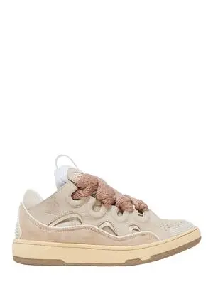 LANVIN Curb Low-top Sneakers - Brown