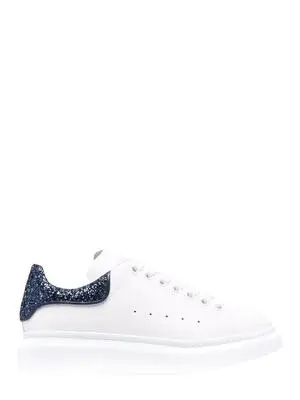 Alexander McQueen Oversized Glitter Sneakers - White
