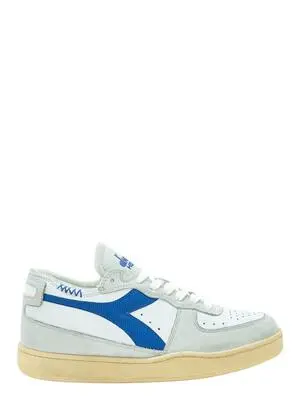 DIADORA Mi Basket Row Cut Sneakers - White