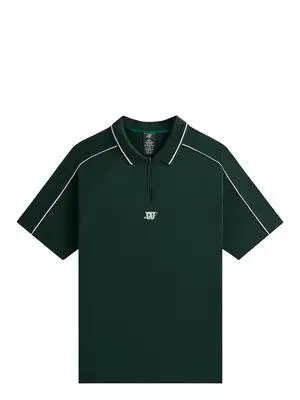 Kith X Wilson Doherty Zip Front Polo - Green