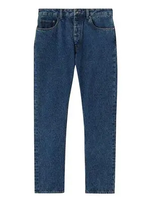 Palm Angels Monogram Straight Jeans - Blue