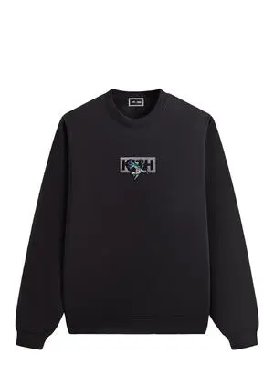 Kith X Batman Classic Vintage Nelson Crewneck - Black