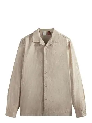 Kith Paisley Jacquard Thompson Camp Collar Shirt - Cream