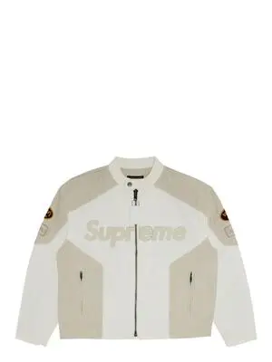 Supreme X Vanson Leathers Cordura Cotton Jacket - White