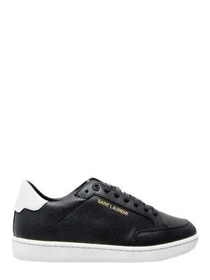 Saint Laurent Court Classic Sl-10 Low Sneakers - Black