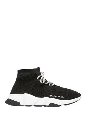 Balenciaga Speed Lace Up Trainer - Black