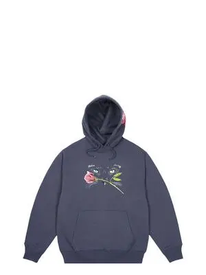 PALACE Printed Hooded Sweatshirt - Blue