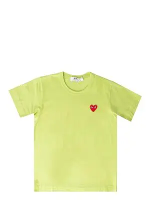 Play Comme Des Garcon Basic Heart Logo T-shirt - Green