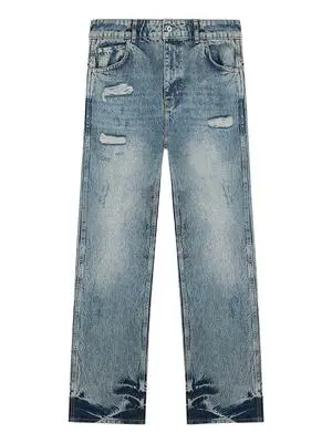 REPRESENT R3 Distressed Baggy Jeans - Blue