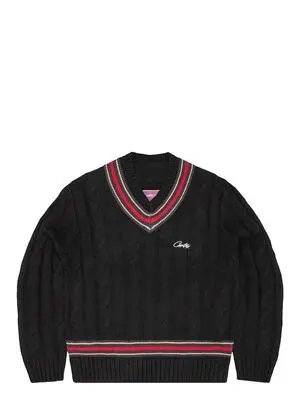 CORTEIZ Wimbledon Knit Sweater - Black