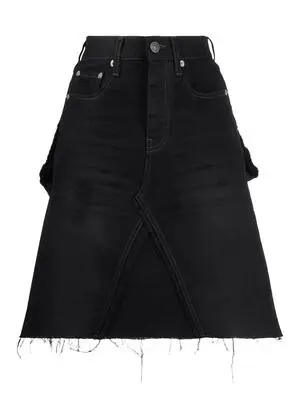 Balenciaga Denim Skirt - Black