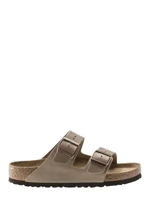 BIRKENSTOCK Arizona Soft Footbed Oiled Leather Sandals - Brown