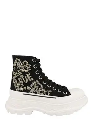 ALEXANDER MCQUEEN Tread Slick Lace-Up Boots