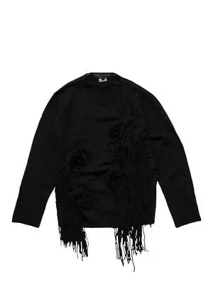Comme Des Garçons Bow Detailed Sweater - Black