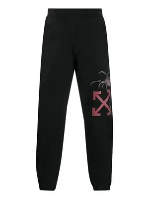 Off-White Arachno Arrow Short Sweatpant - Black