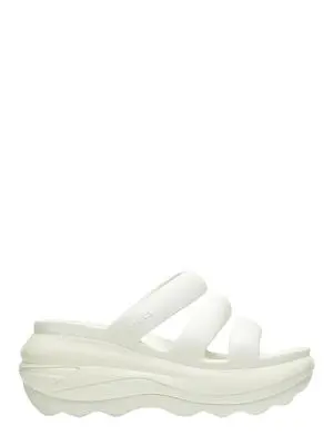 CROCS Mega Crush Triple Strap Sandals - Cream