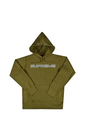 SUPREME Sequin Logo Hooded Sweatshirt