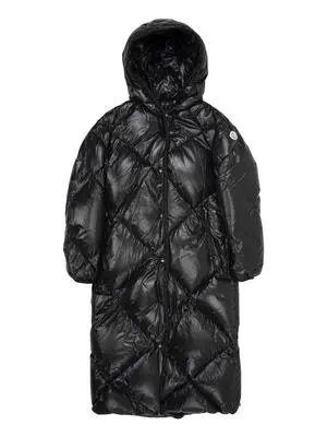 Moncler Cotonniere Long Puffer Coat - Black