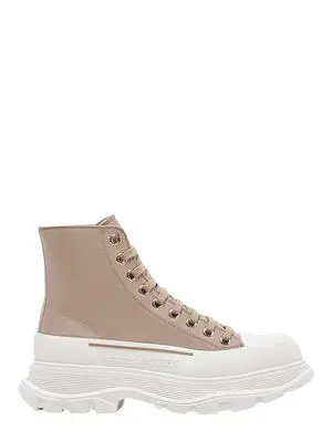 Alexander McQueen Tread Slick Boot Brown