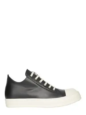 Rick Owens Hollywood Low Top Sneakers - Black