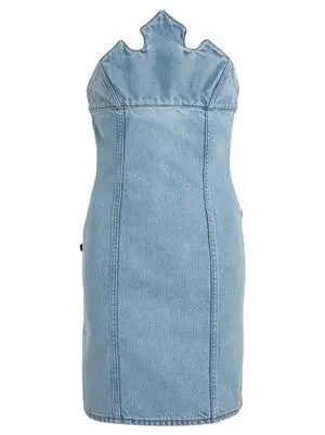 Coperni X Disney Crown Denim Dress - Blue