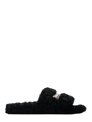 Balenciaga Furry Slides - Blue