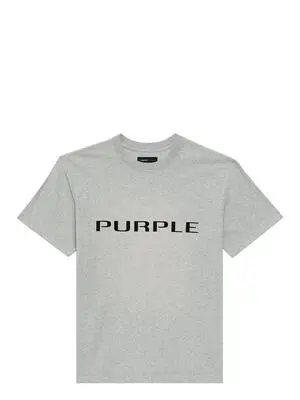 PURPLE BRAND Textured Jersey T-shirt - Grey