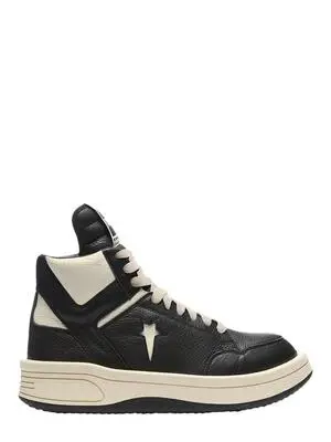 Rick Owens Converse X Turbowpn Mid Sneakers - Black