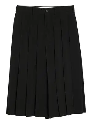 Comme Des Garçons Wool Tropical Skirt - Black