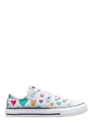 CONVERSE Chuck Taylor All Star Low Gs 'hearts' Sneakers - White