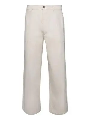 MAISON MARGIELA High Waisted Trousers - White