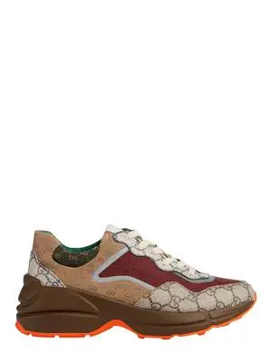 Gucci Gg Rhyton Sneakers - Brown