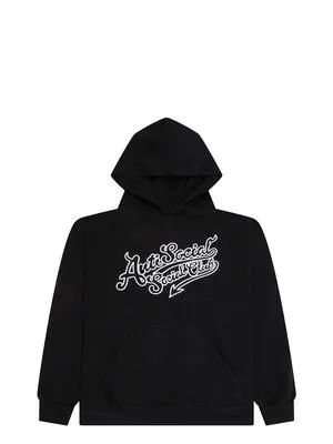 ANTI SOCIAL SOCIAL CLUB Script Club Hoodie - Black