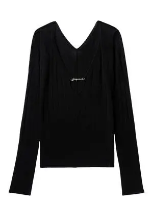 Jacquemus Le Haut Pralu Top - Black
