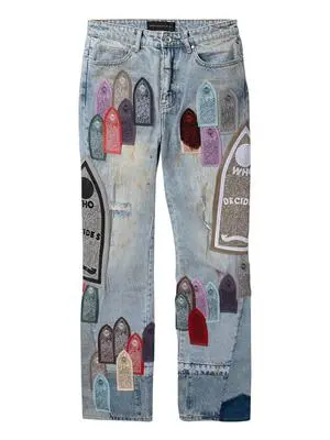 WHO DECIDES WAR BY EV BRAVADO Pastel Jeans