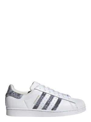 Adidas Superstar Serrated Denim Sneakers - White