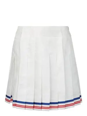 Casablanca Printed Tennis Skirt - White