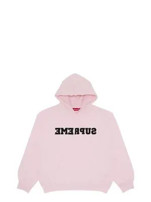 Supreme Reverse Hooded Sweatshirt - Pink