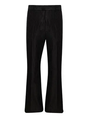 Amiri Striped Flare Pants - Black