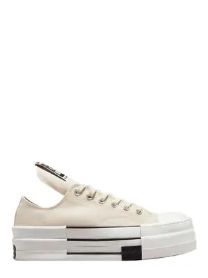 Rick Owens Converse X Dbl Drkstar Chuck 70 Low Sneakers - Cream