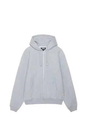 StÜssy Raglan Zip Hoodie - Grey