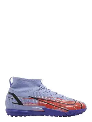 Nike Kylian Mbappé X Mercurial Superfly 8 Academy Tf Gs 'flames - Purple