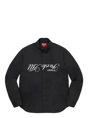 Supreme X Jamie Reid Graphic Shirt - Black